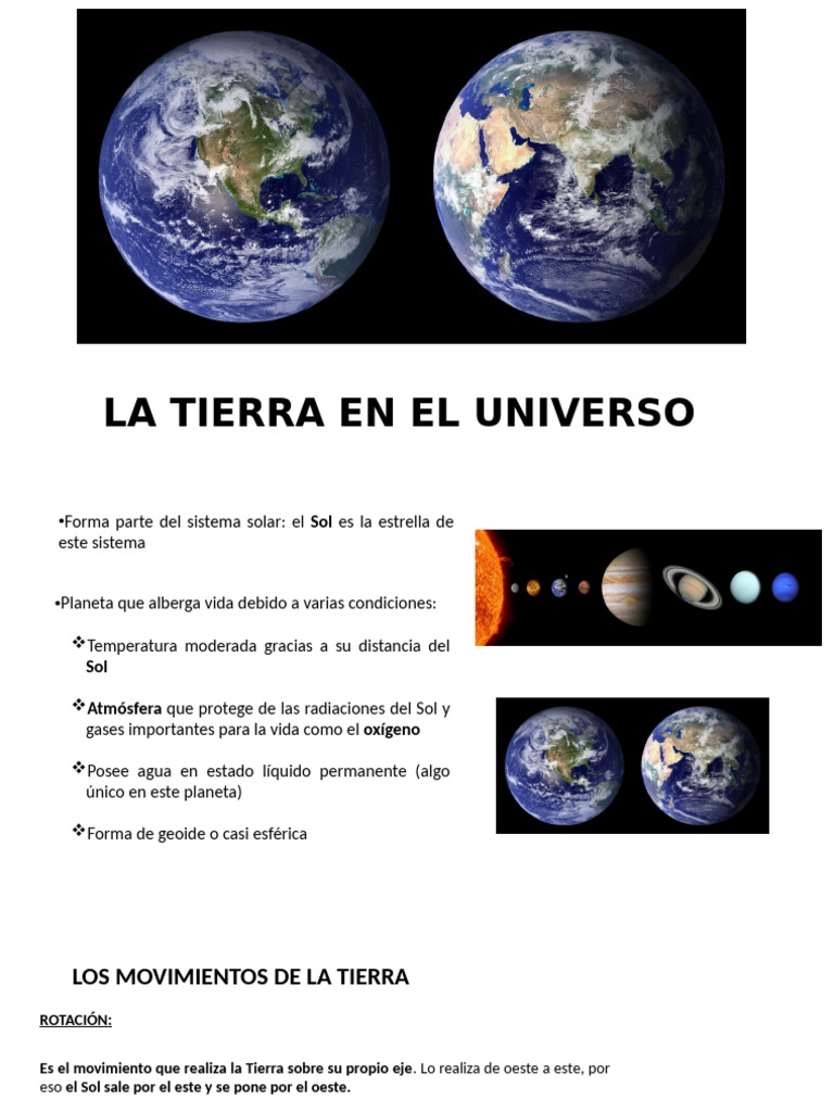 La Tierra en El Universo y La Representación de La Tierra 2 | PDF | Mapa | Tierra