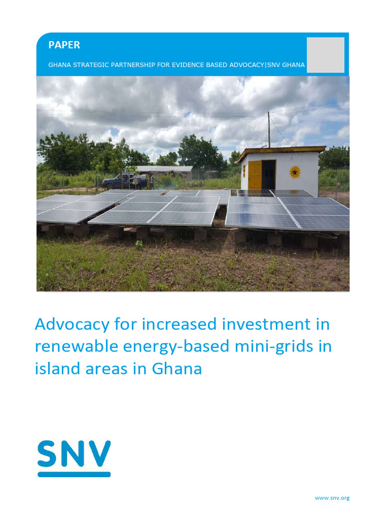Investment in Ghana Mini-Grids | PDF | Electrical Grid | Nature