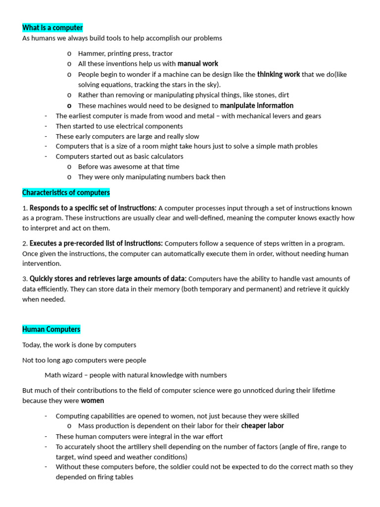 History of Computer Reviewer | PDF | Computing | Computer Science