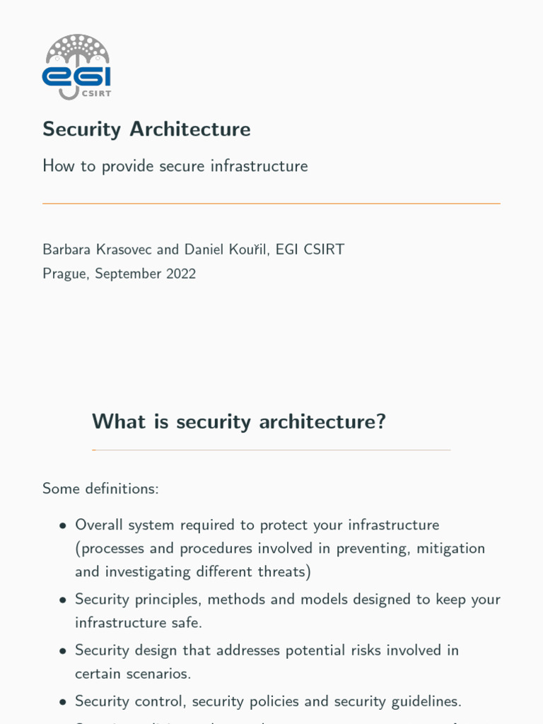 prague_security_architecture | PDF | Security | Computer Security
