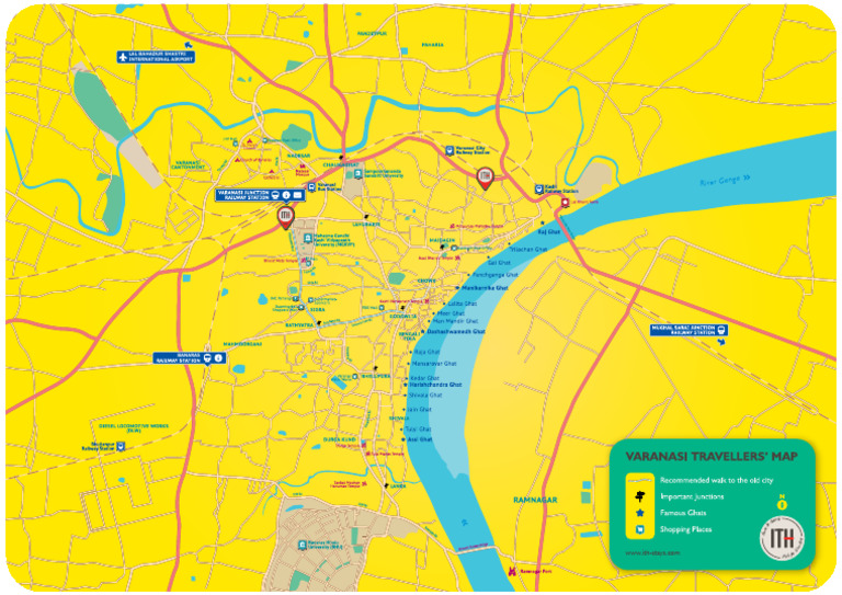 Varanasi Tourist Map Overview | PDF