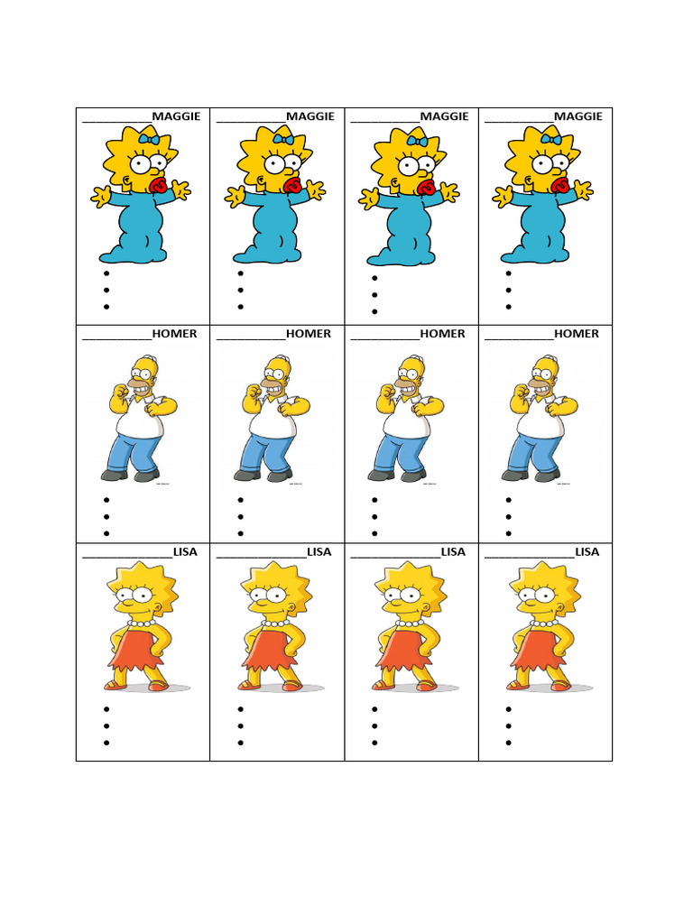 the-simpsons-quartets-game | PDF