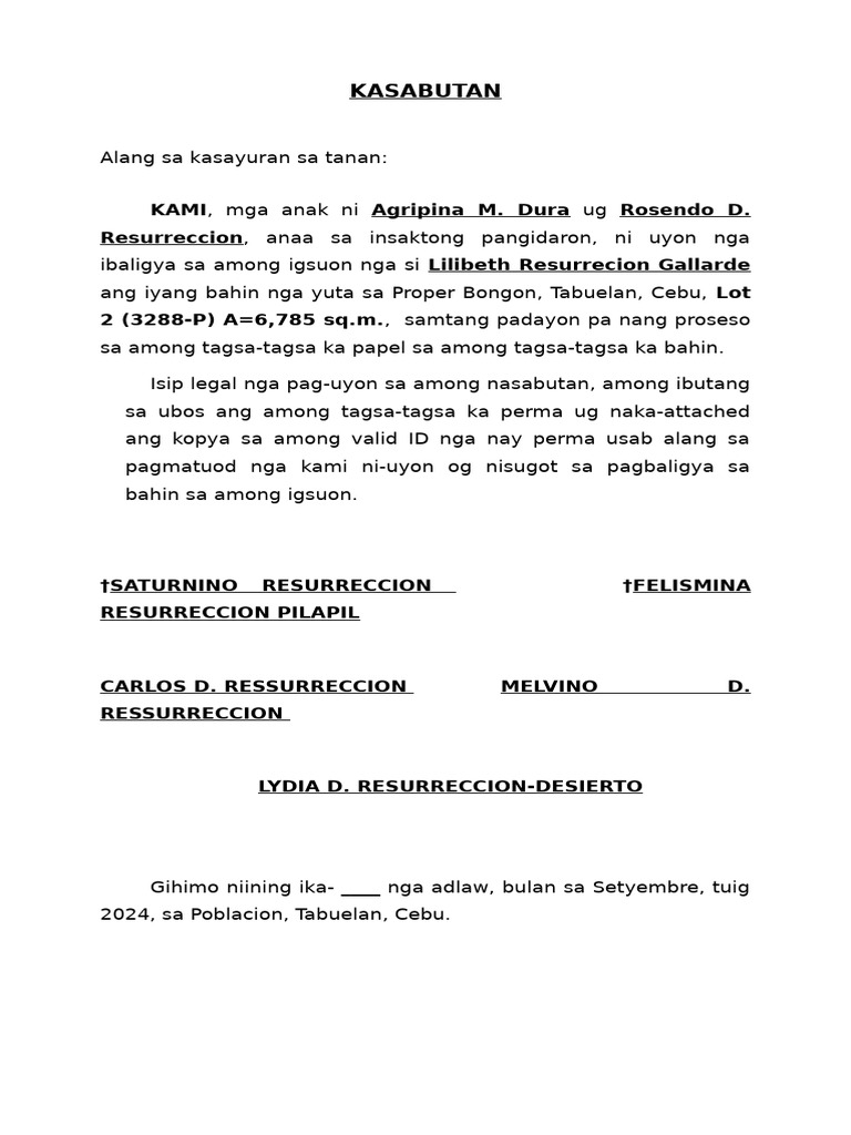 KASABUTAN | PDF