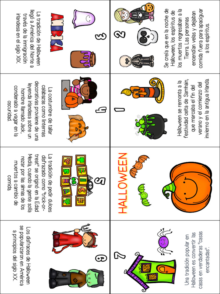 Mi Librito Book Halloween A Todo Color | PDF | Ciencias sociales