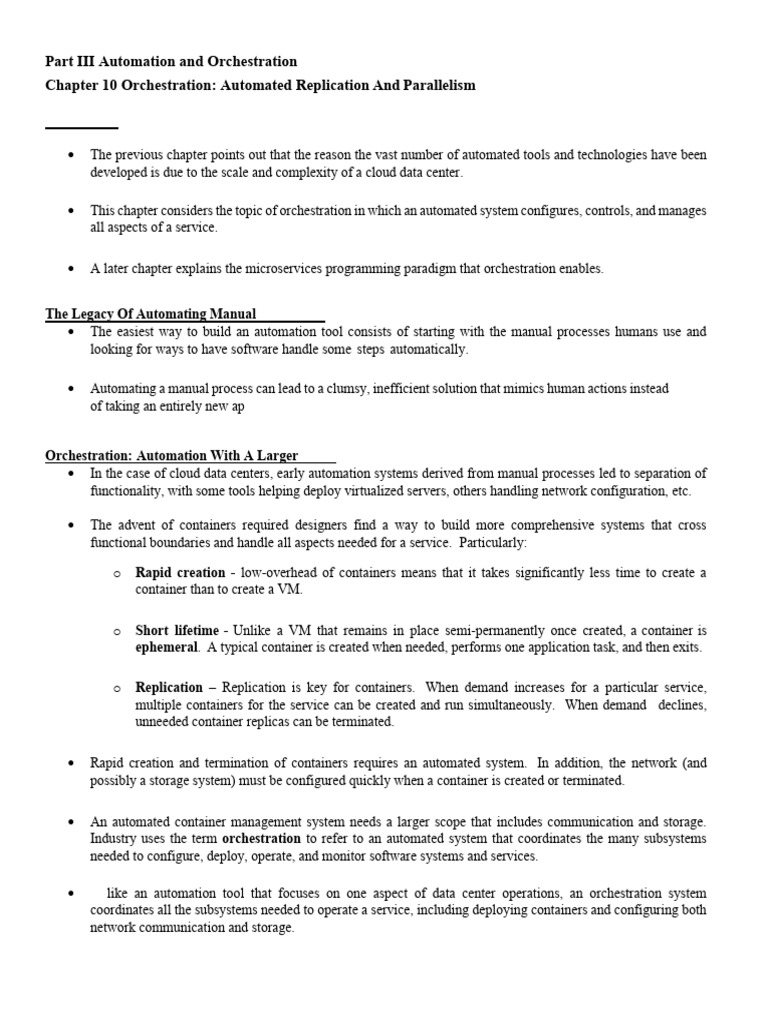 CH10 Automated Replication and Parallelism | PDF | Computer Cluster | Computer Programming