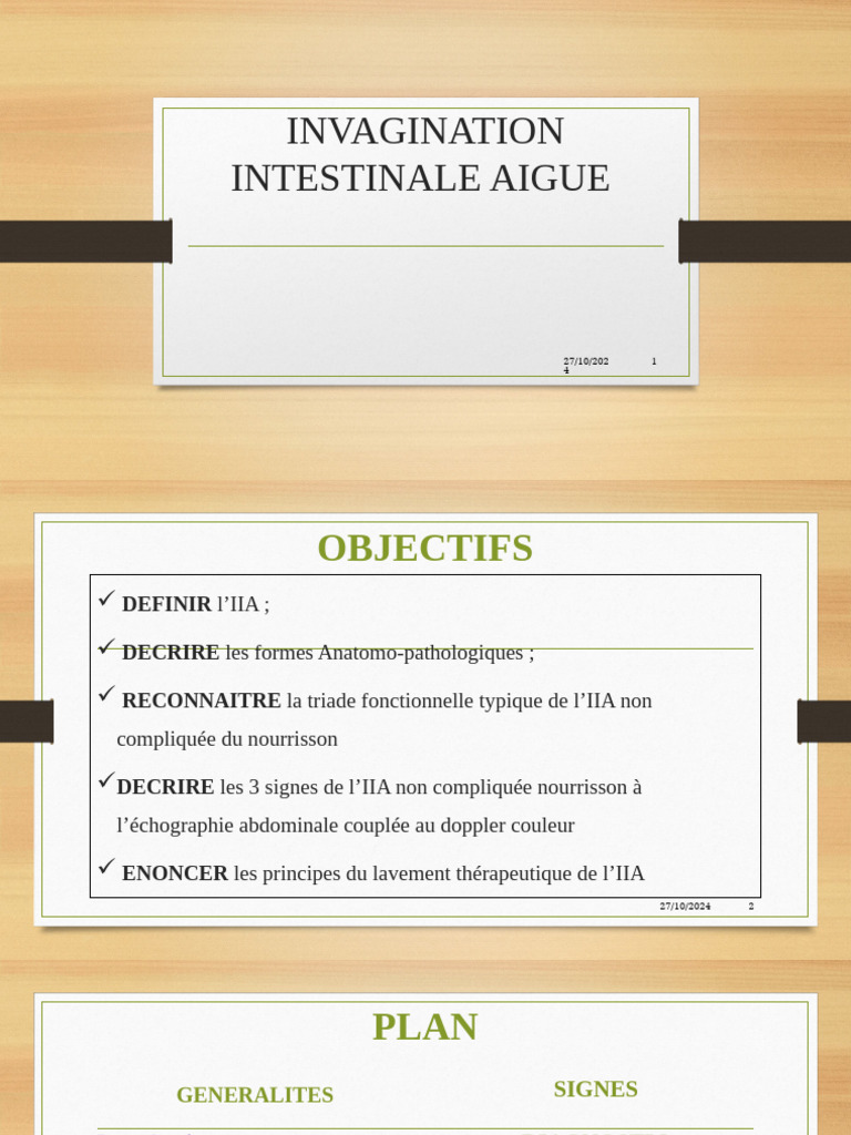 Invagination Intestinale Aiguë chez le Nourrisson | PDF | Gros intestin ...