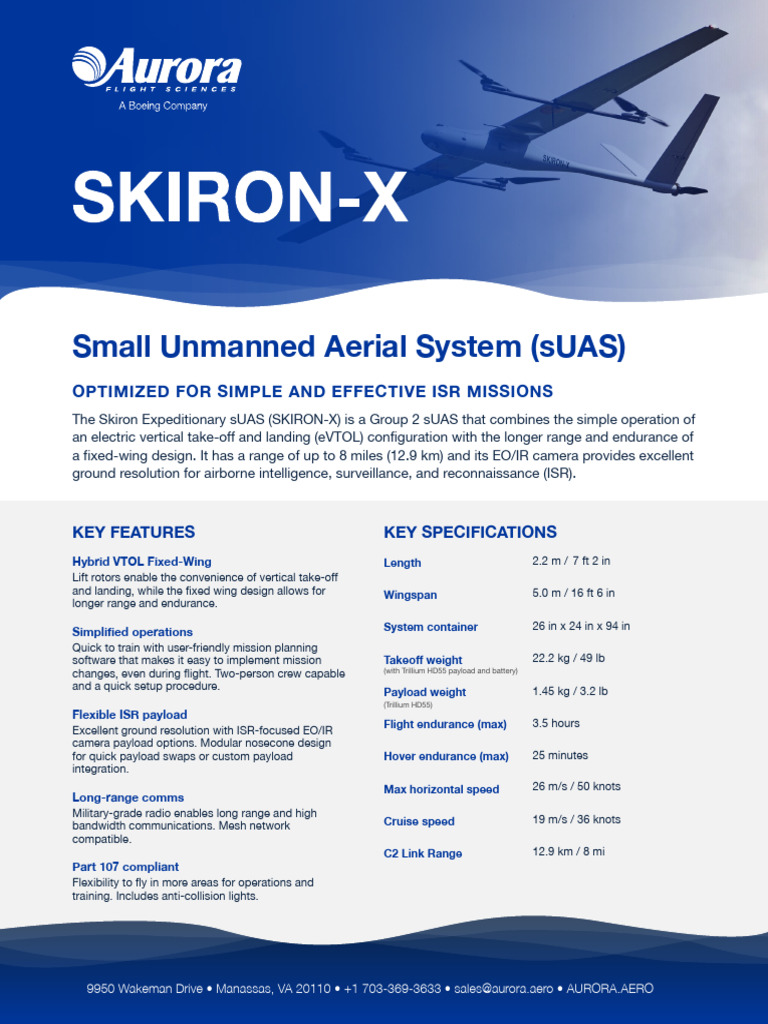 Aurora-OnePager Letter Skiron 2024 | PDF | Transport | Vehicle Design