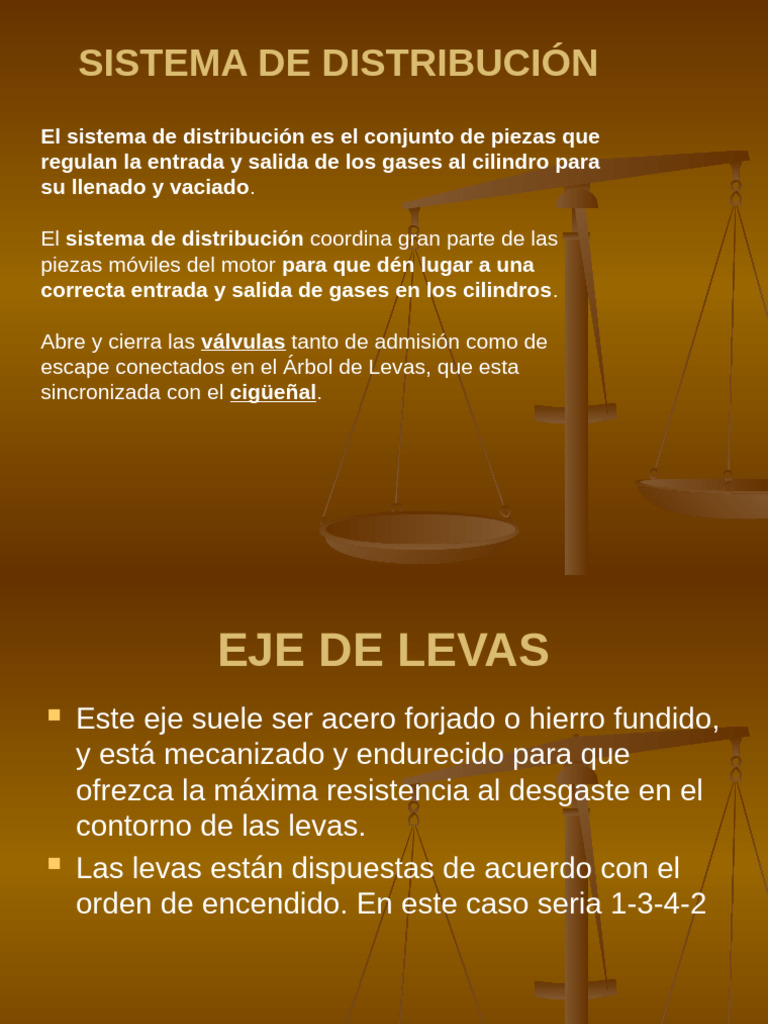 Sistema de Distribucion | PDF | Engranaje | Partes de vehículo