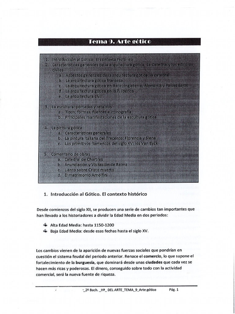Arte Gótico | PDF