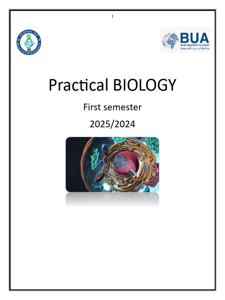 Practical BIOLOGY | PDF