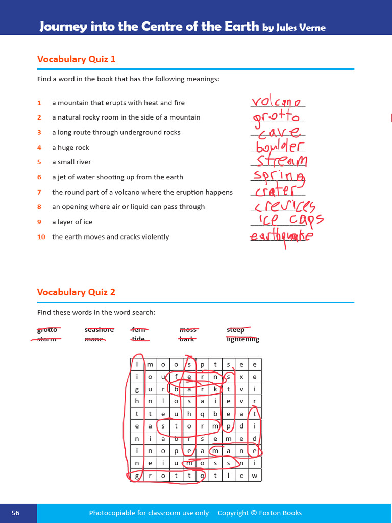 Vocabulary Quiz | PDF