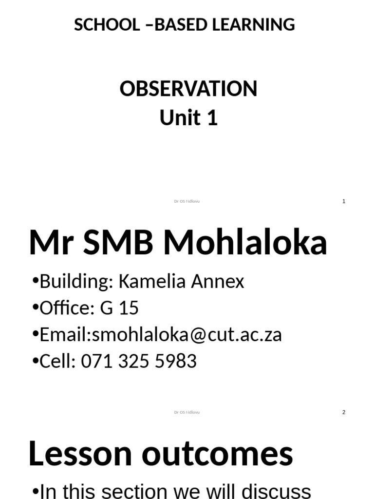 Classroom Observation Guide | PDF | Teachers | Pedagogy