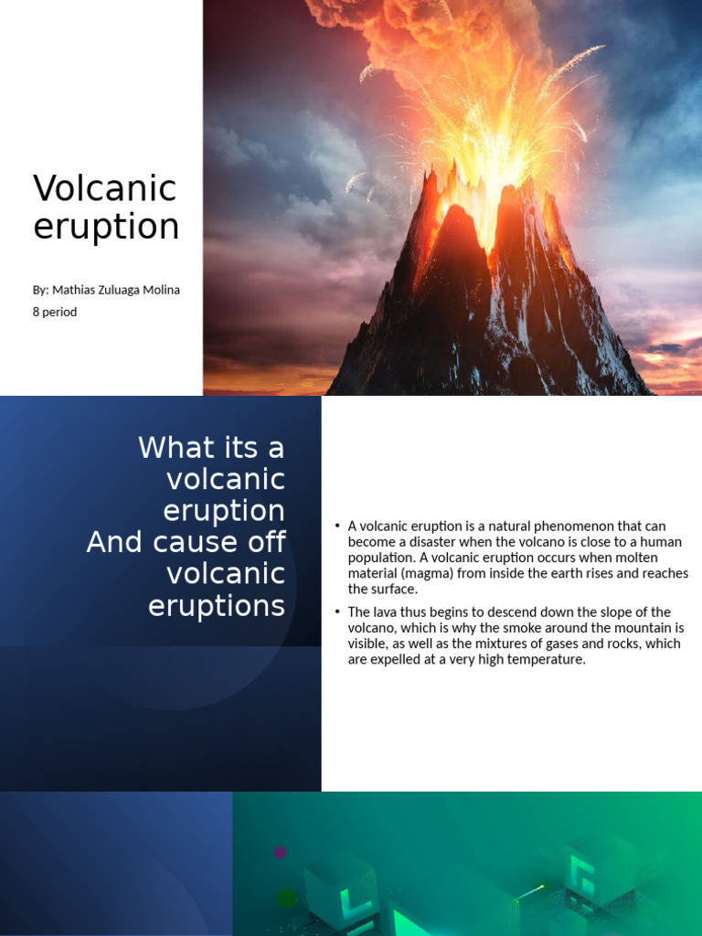 Volcanic Eruption | PDF | Types Of Volcanic Eruptions | Volcano