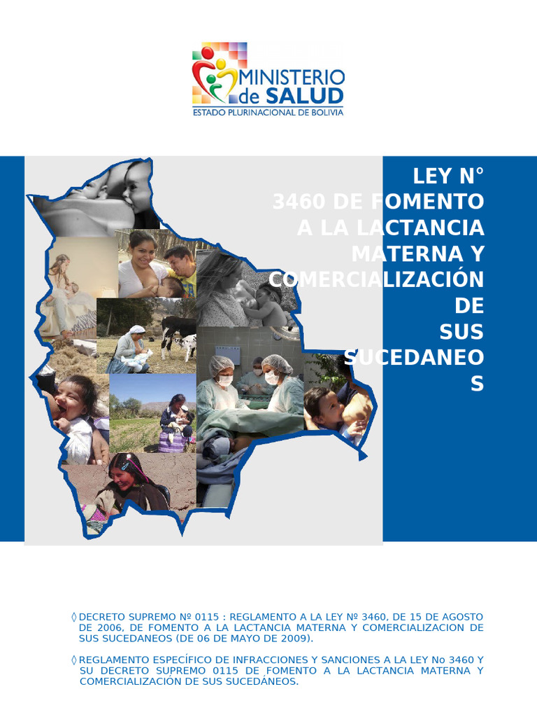 Ley 3460 Fomento A Lactancia Materna y Comercializacion378 | PDF ...