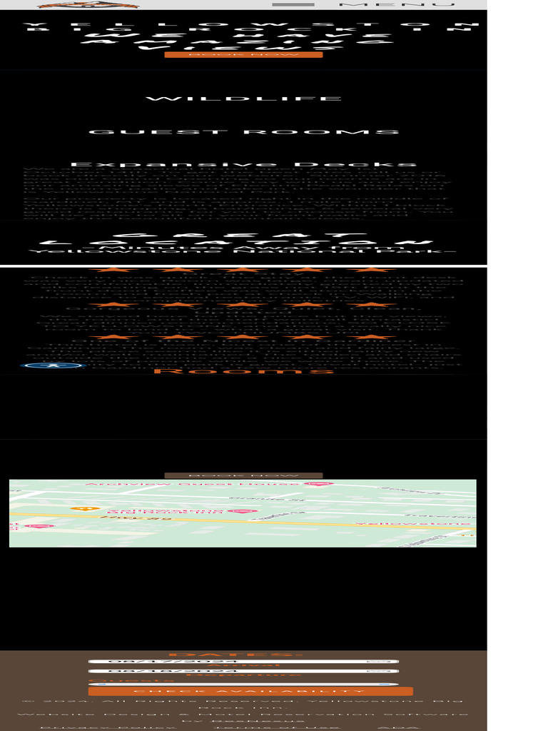 Yellowstone Big Rock Inn Gardiner, Montana | PDF | Yellowstone National ...
