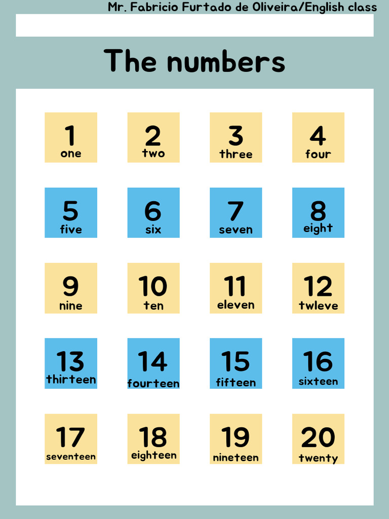 THE NUMBERS | PDF