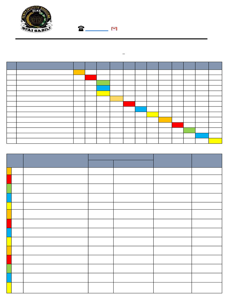 Kalender Proker Dema 2024-2025 | PDF