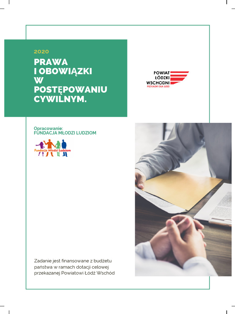Prawa I Obowiazki W Postepowaniu Cywilnym | PDF