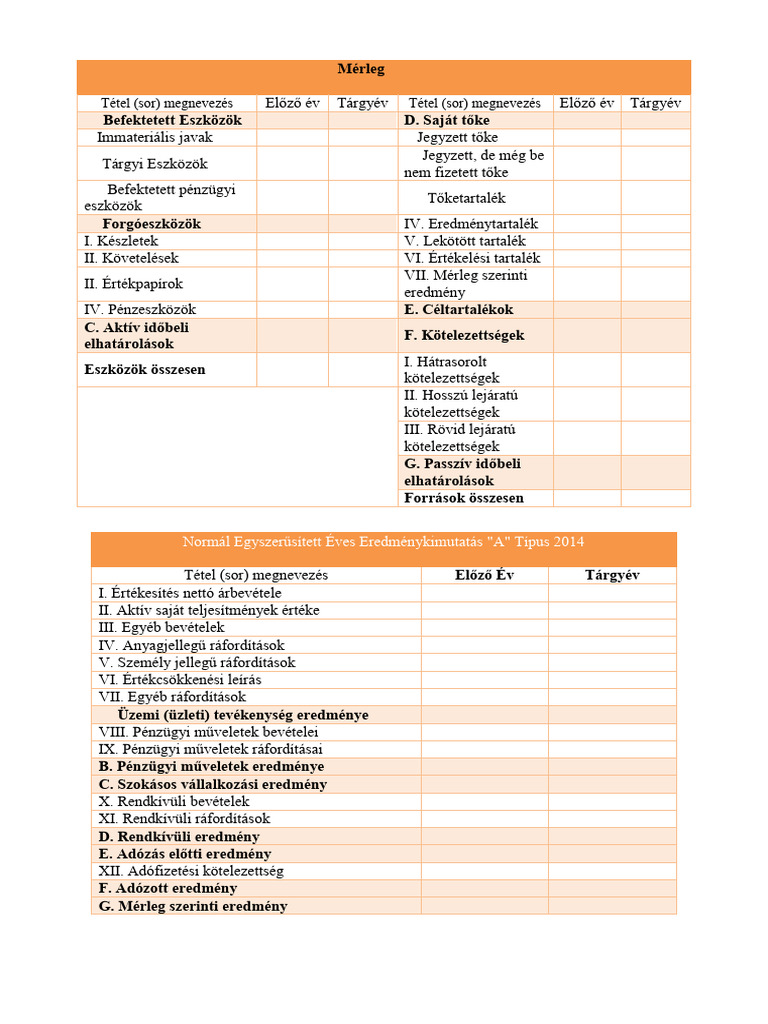 Mérleg Váll Fin | PDF