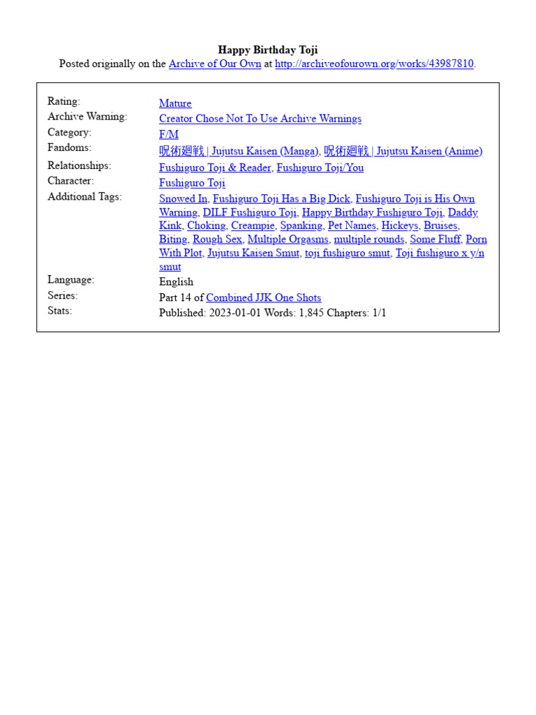Happy Birthday Toji | PDF | Language Arts & Discipline | Foreign ...