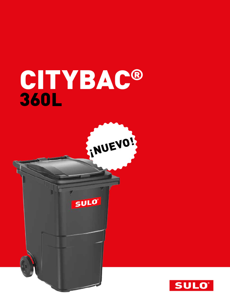 SULO Datasheet Citybac 360 L LA ES | PDF