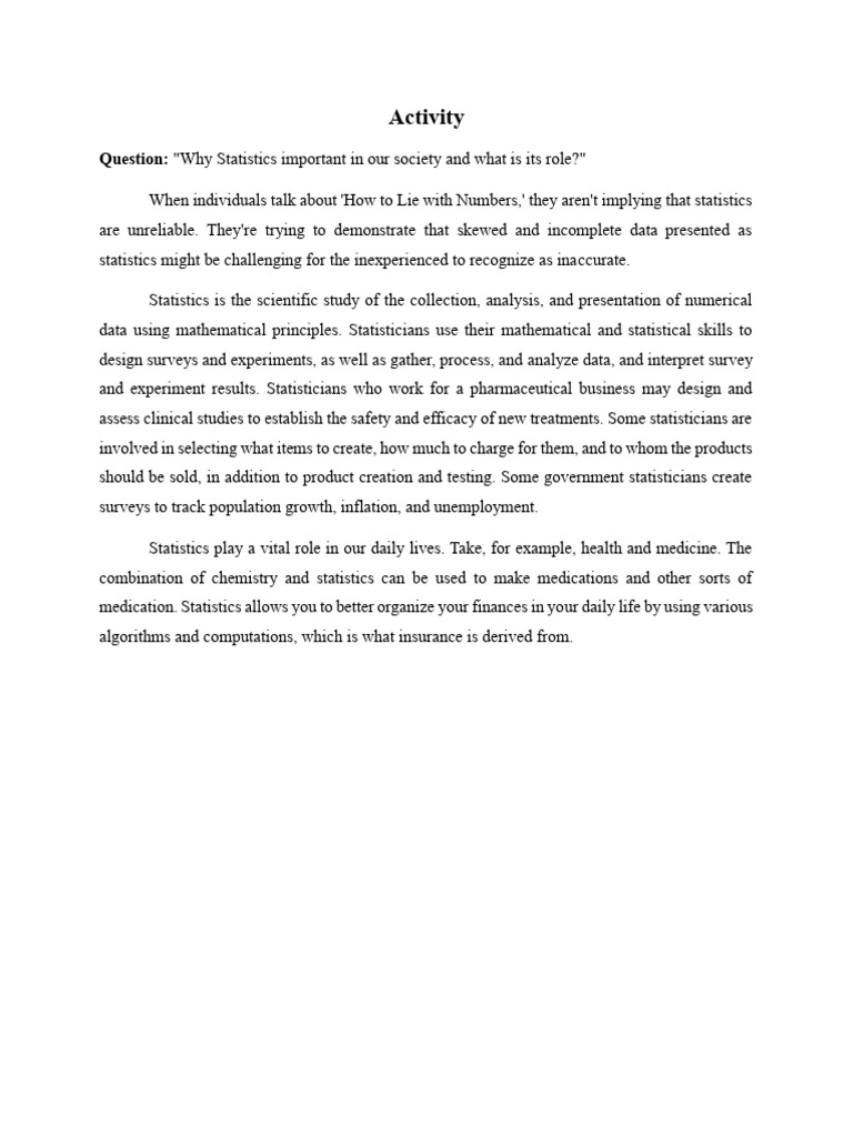 MMW 103 - Activity | PDF