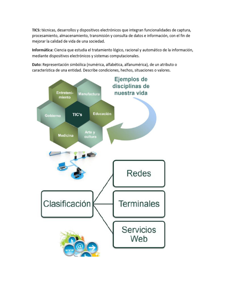 TICS e Informática: Conceptos Clave | PDF