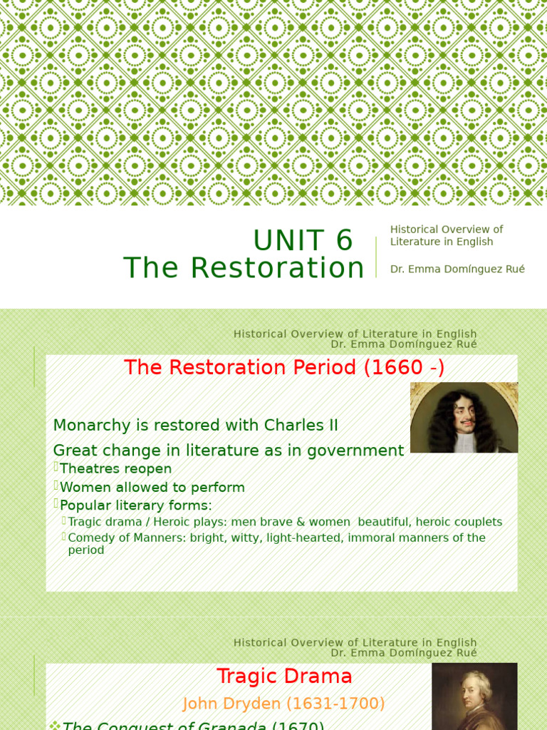 Unit 6 | PDF | English Literature