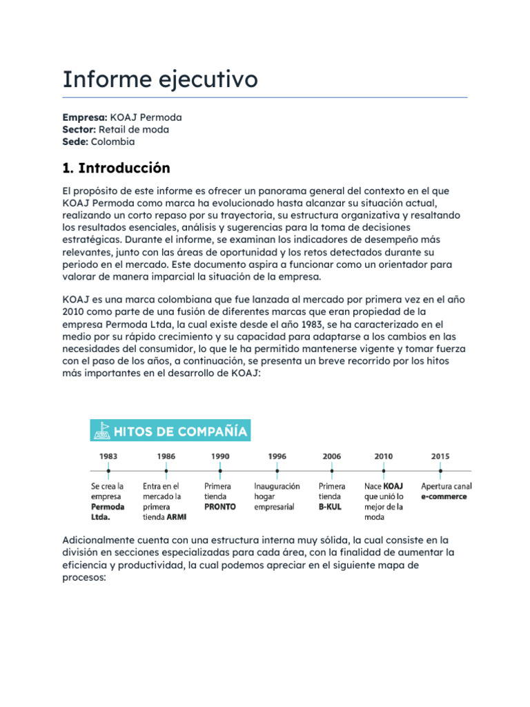 Plantilla para Informe Ejecutivo | PDF | Business | Marca