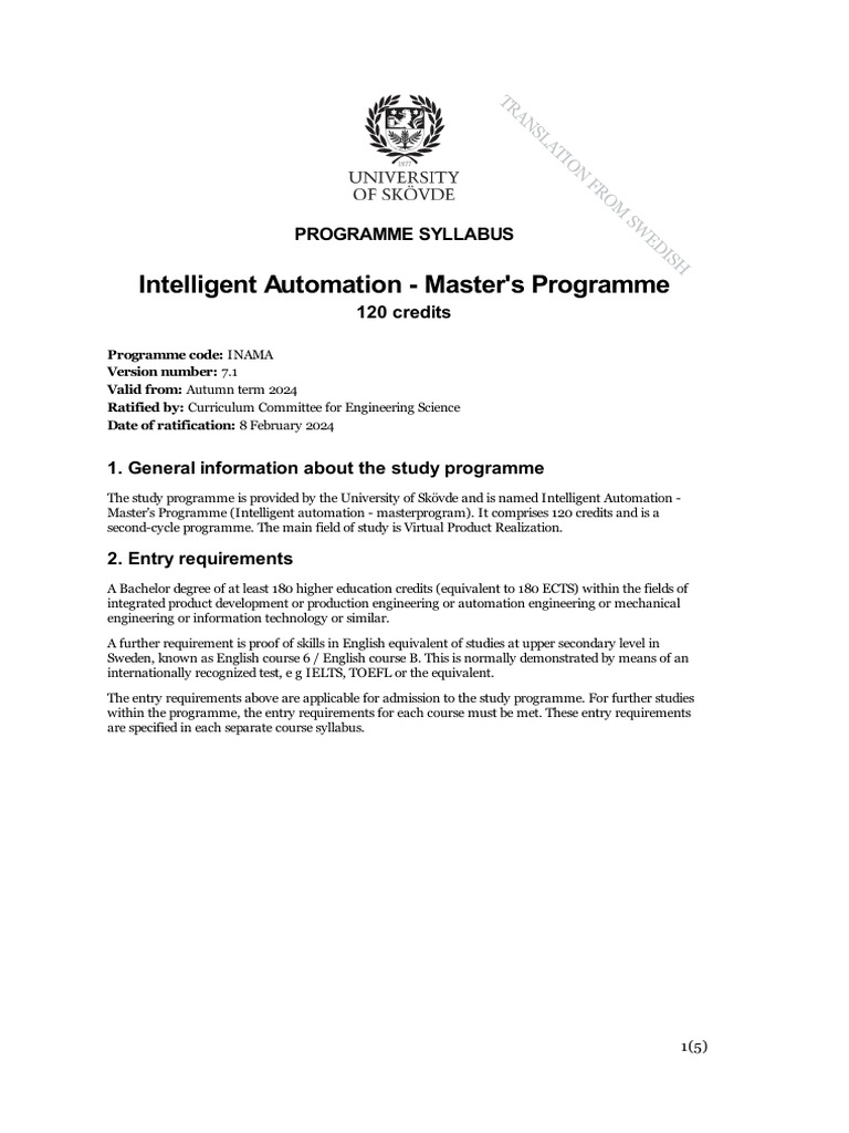 programme-syllabus_INAMA | PDF | Artificial Intelligence | Intelligence (AI) & Semantics
