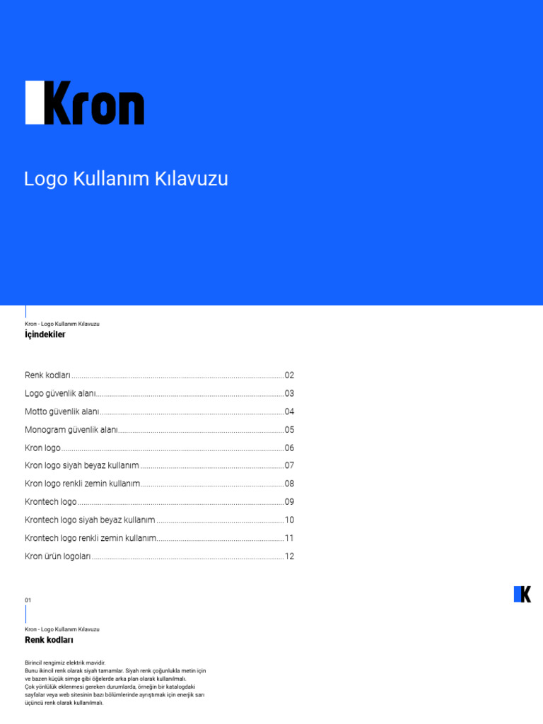 Kron Logo Kullanim Kilavuzu | PDF