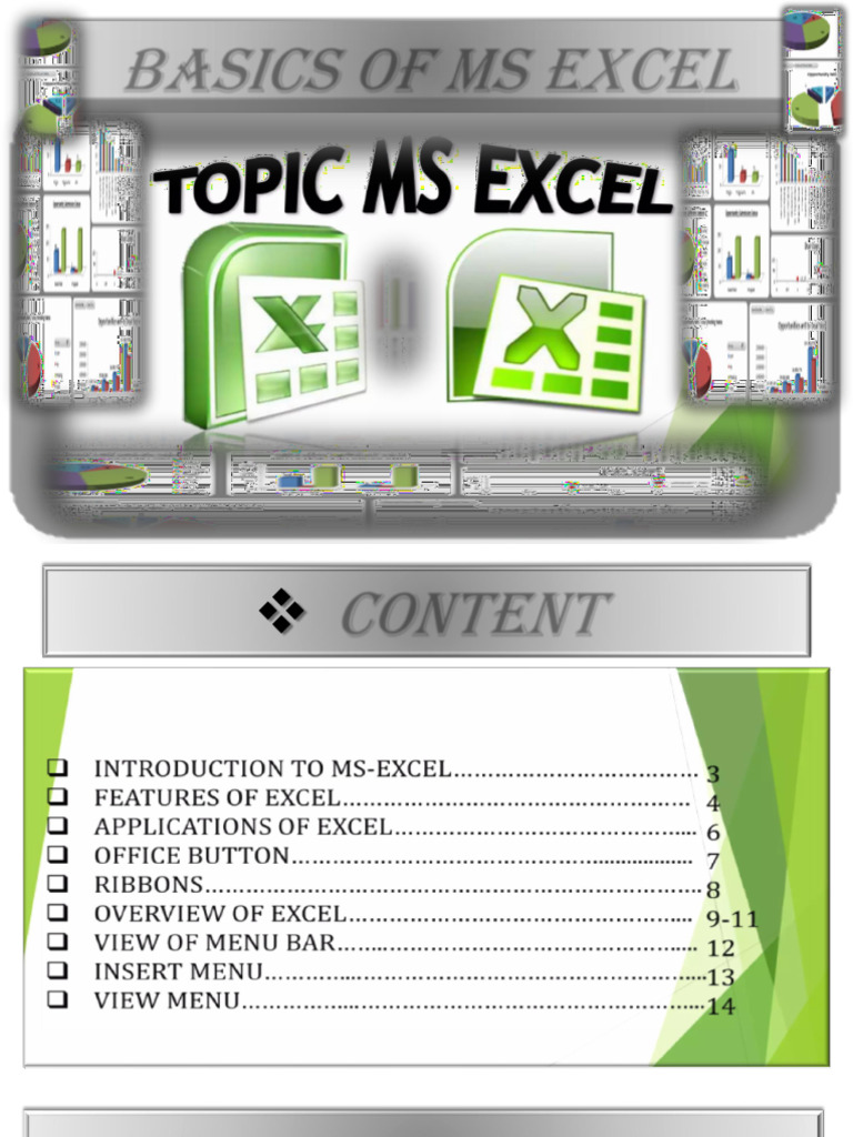 YASH D. MAGAR - Basics of MS Excel (Computer) - Removed | PDF | Gmail | Computing