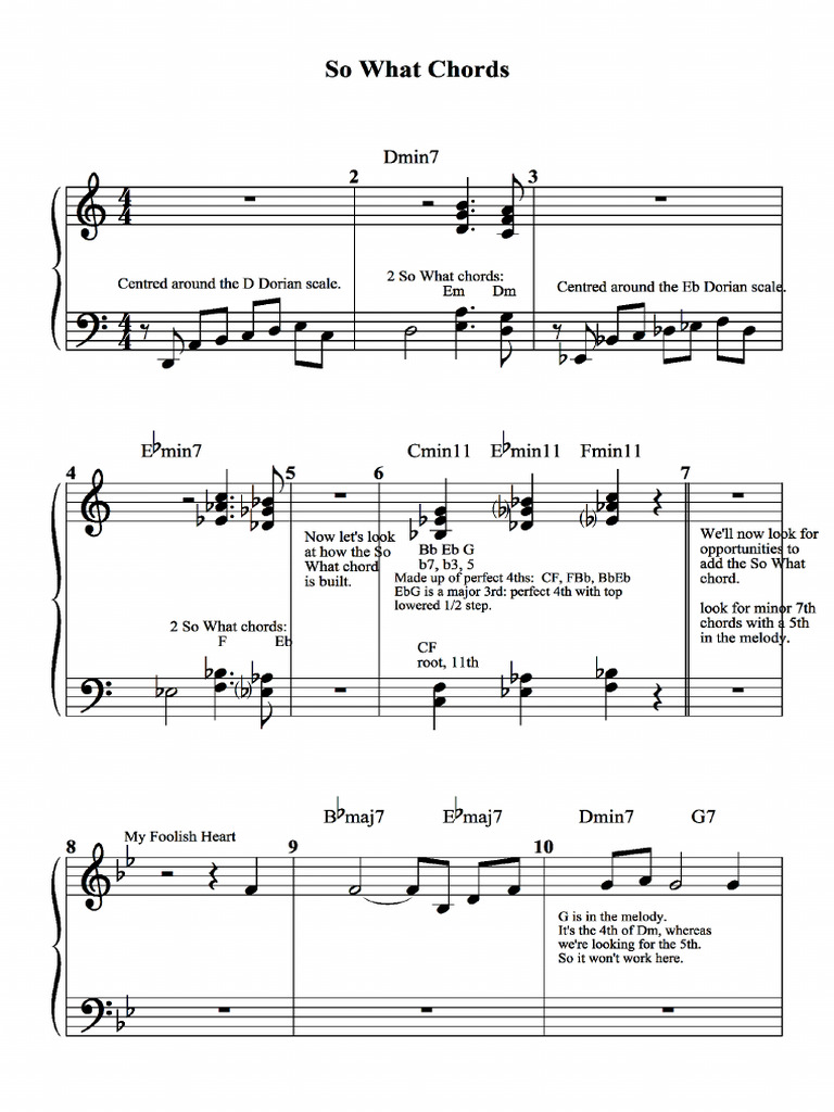 So What Chords | PDF