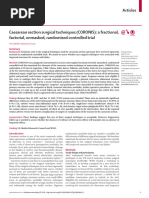 Joel-Cohen vs. Pfannenstiel Incision Study | PDF | Caesarean Section ...