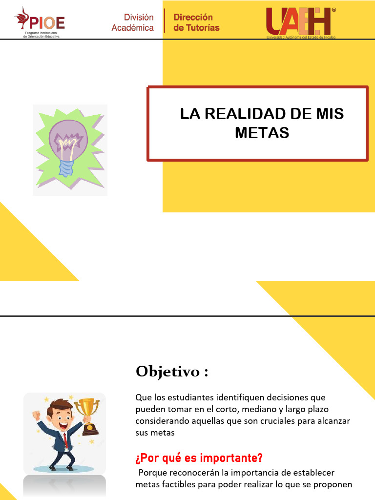 6.la Realidad de Mis Metas | PDF