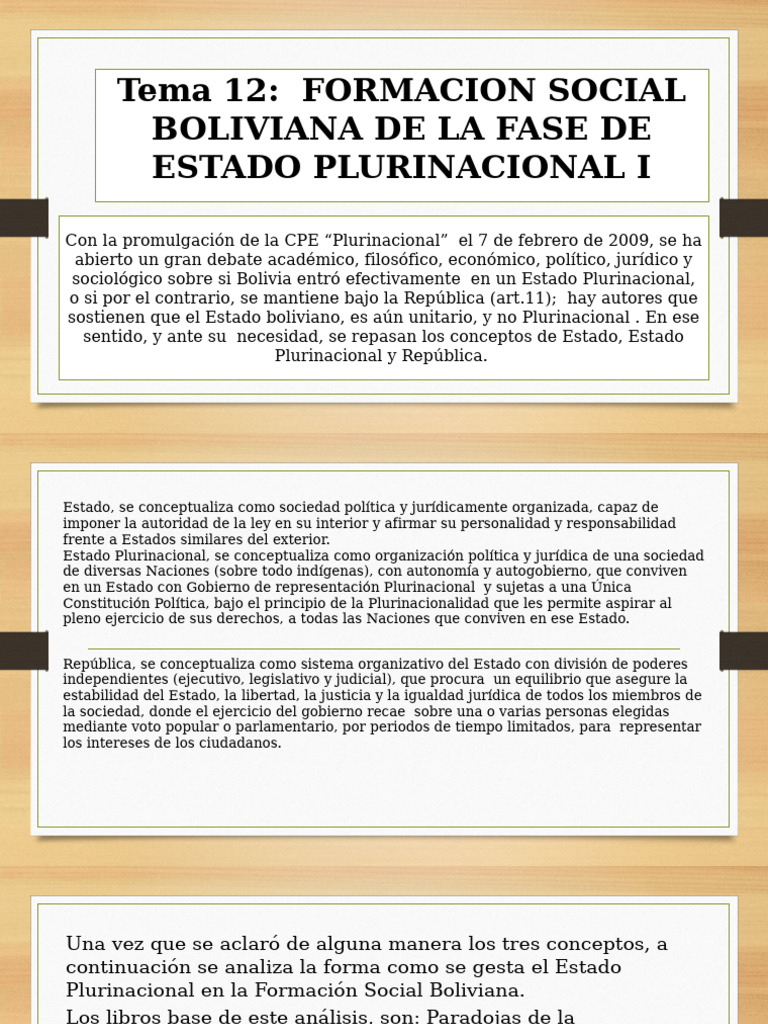 Libro II-12 Pluri I | PDF | Bolivia | Estado (política)