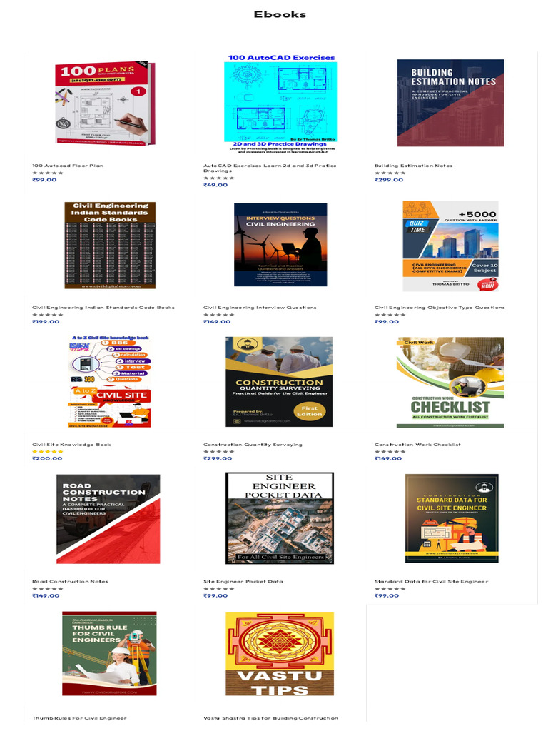 Essential Civil Engineering Resources | PDF | Real Estate | Engineering