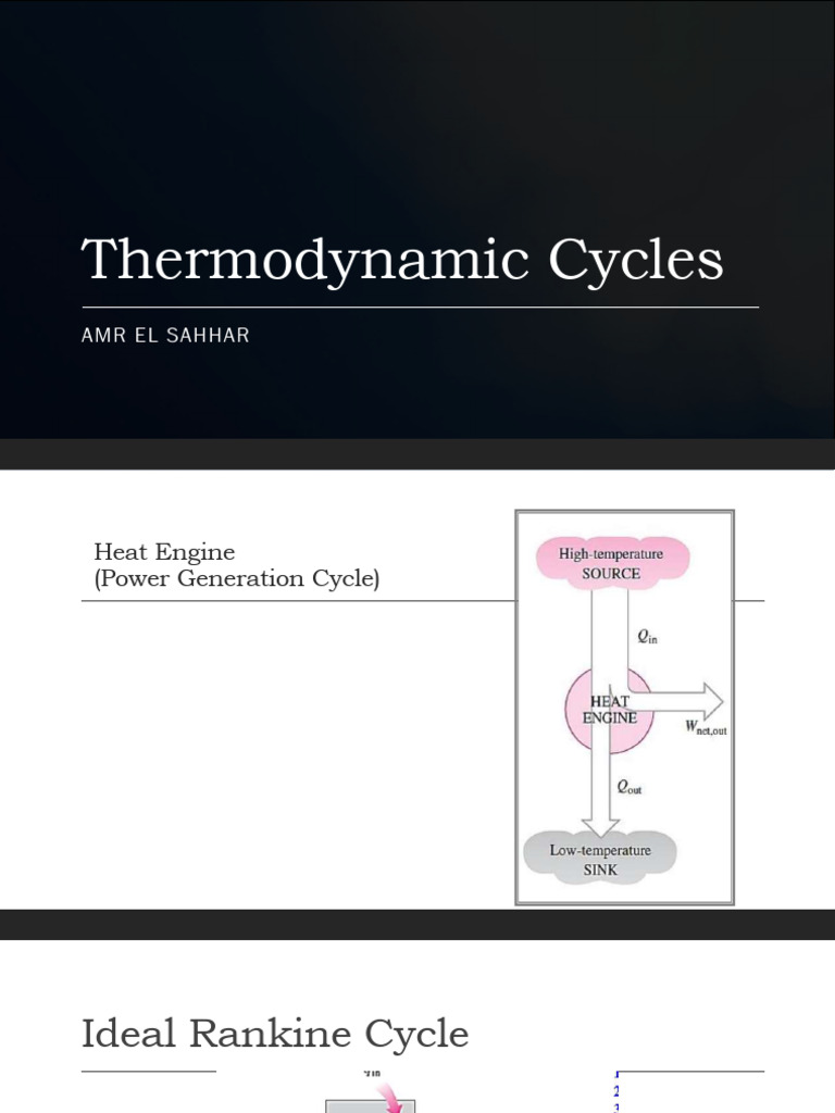 Thermodynamic Cycles | PDF | Energy Conversion | Scientific Phenomena