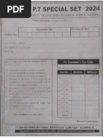 PLE SST 2024-A Revised Past Paper Guides | PDF