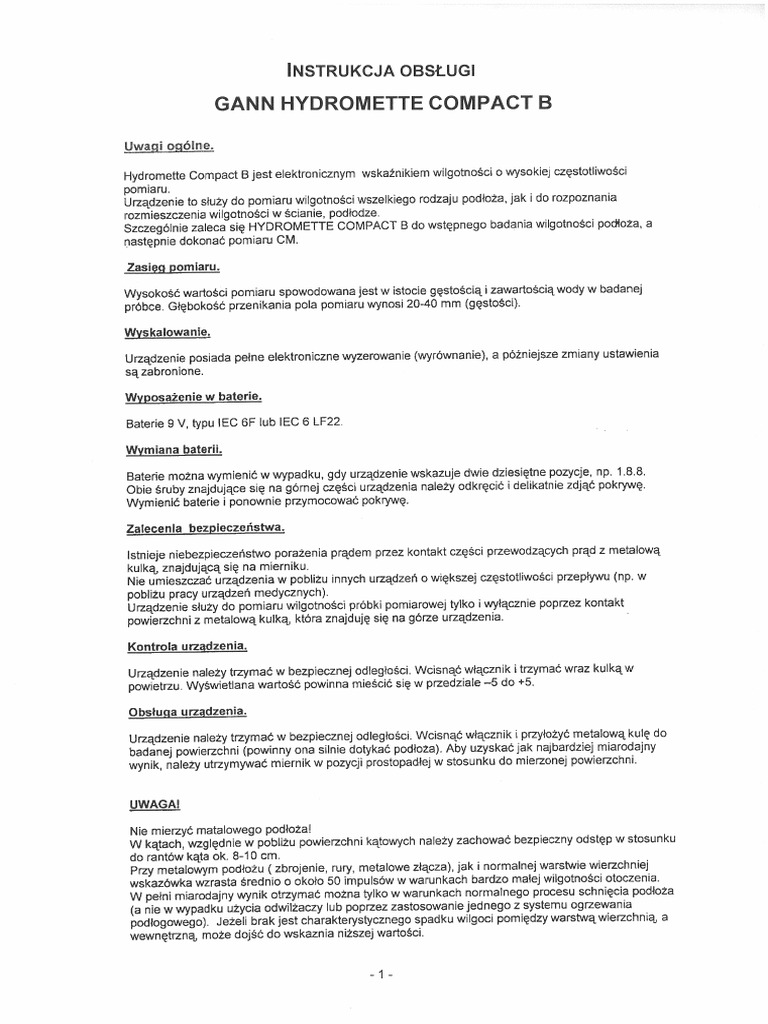 Compact B PL | PDF