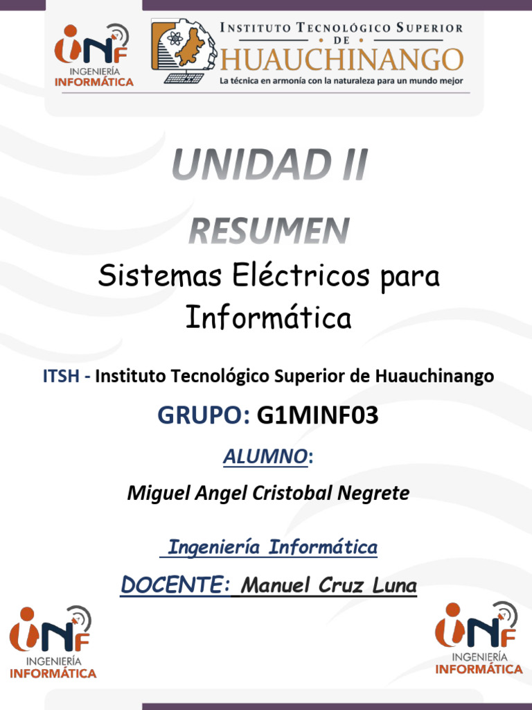 U2 Resumen CristobalNegreteMiguelAngel | PDF | Almacenamiento de datos de la computadora ...