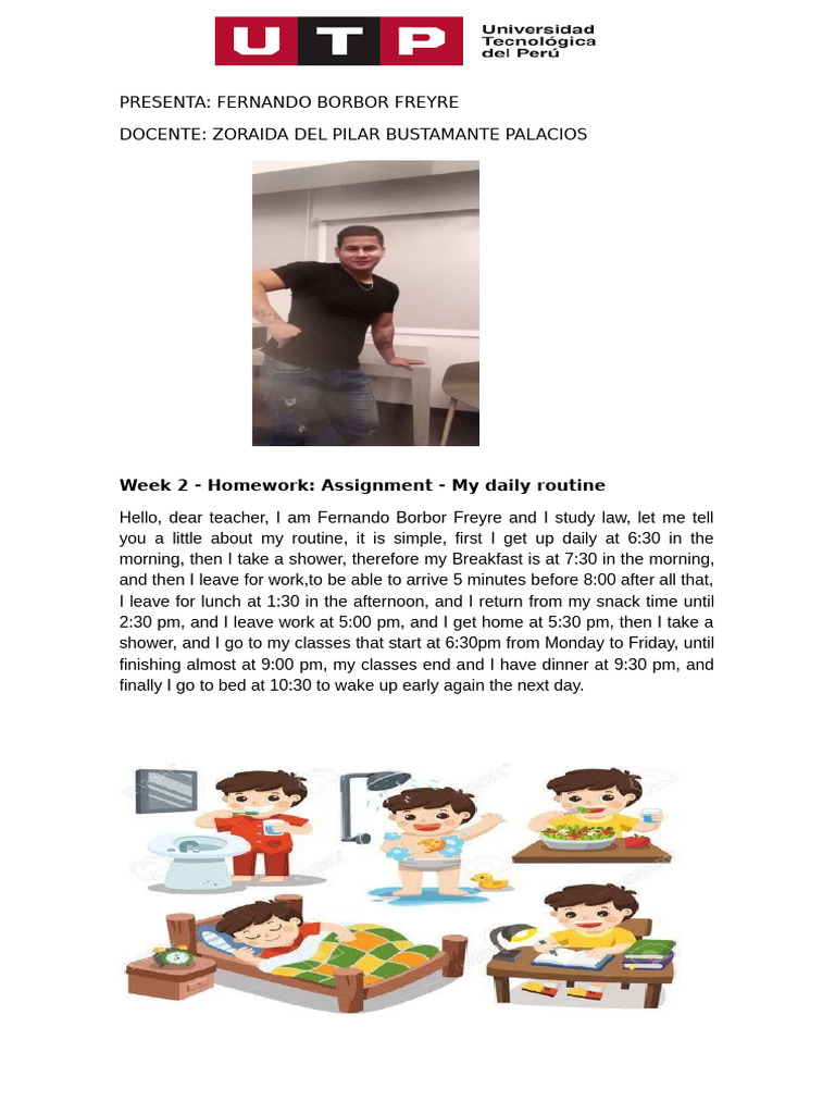 Law Student's Daily Routine | PDF