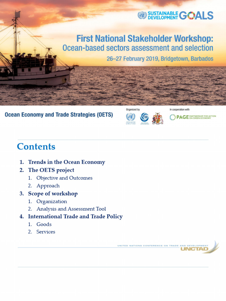 Ocean Economy Trends & Trade Policy | PDF | Most Favoured Nation ...