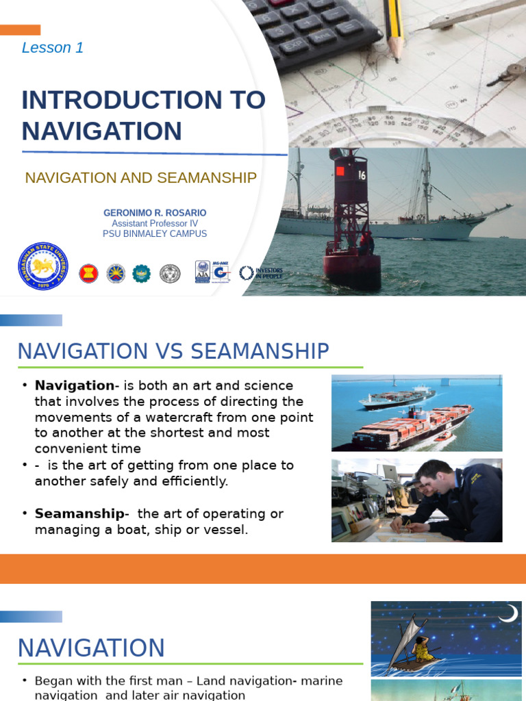 Lesson 1 | PDF | Compass | Navigation