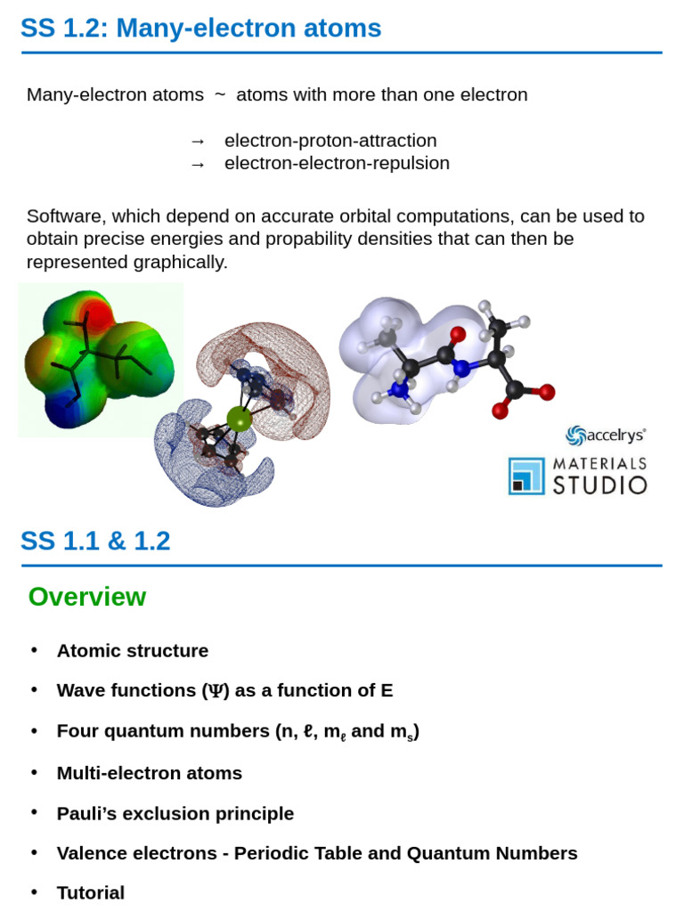 2 Atomic Structure 2022 | PDF | Atomic Orbital | Ion