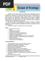Brochure Ecology | PDF | Ecology | Natural Environment