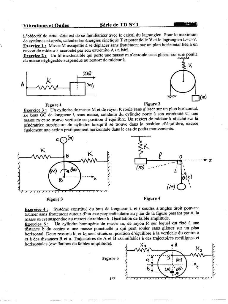 TD1+Solution Ondes Et Vibration | PDF