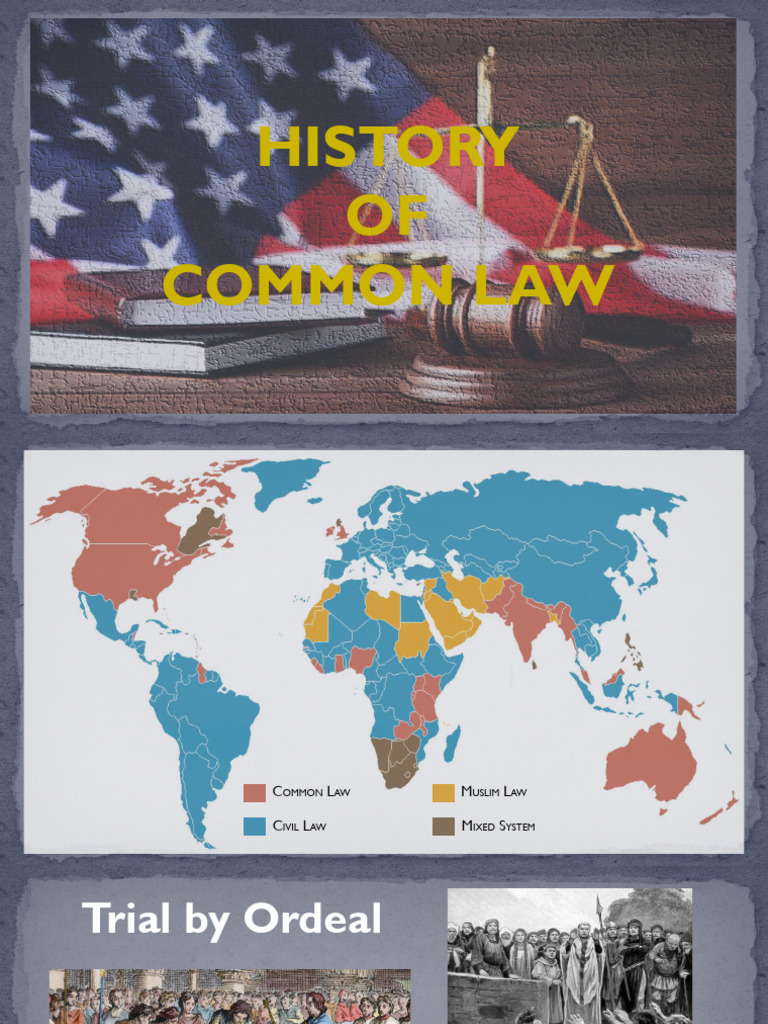 Legal English I - History of Common Law | PDF