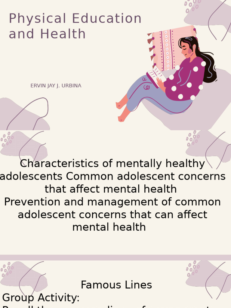 Illustrative Modern Mental Health Presentation | PDF | Adolescence ...