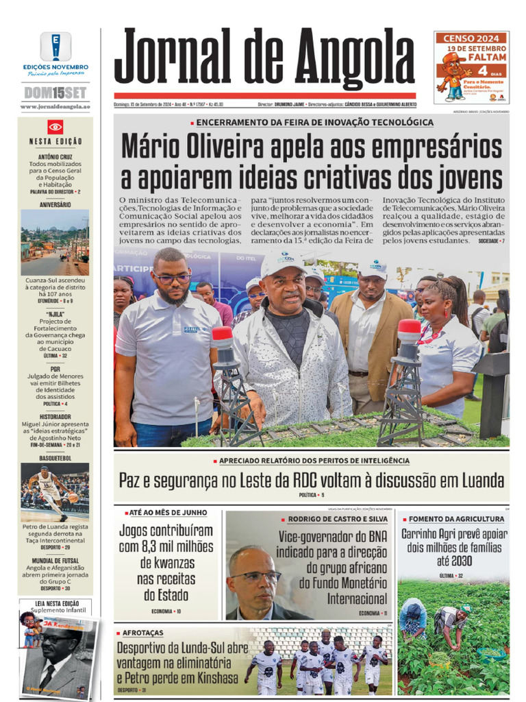 (20240915-AO) Jornal de Angola | PDF